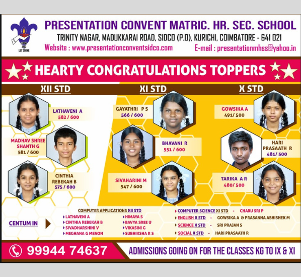Presentation Convent Matriculation Higher Secondary School